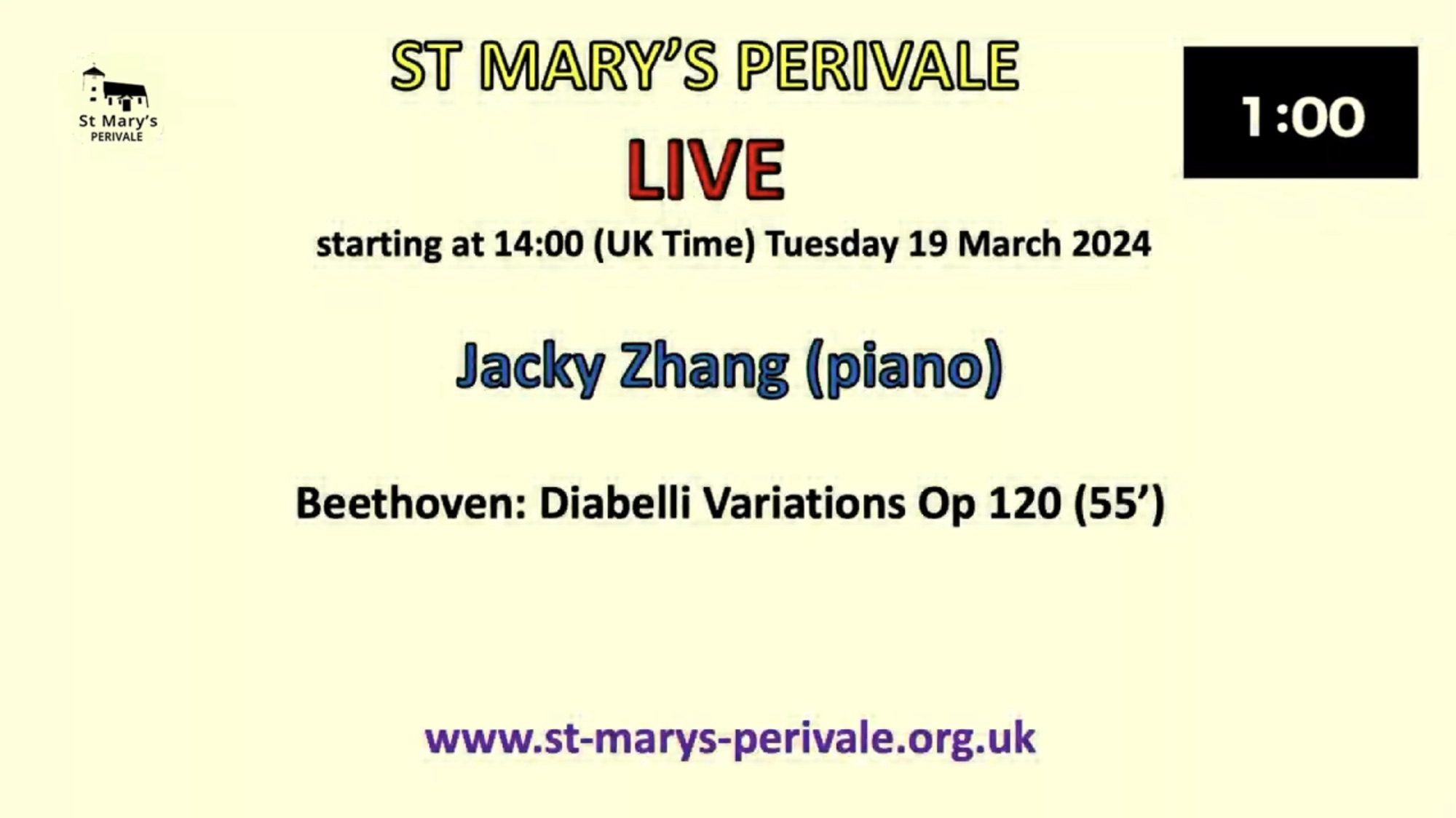 Jacky Zhang at St Mary’s A musical genius with a wondrous voyage of ...